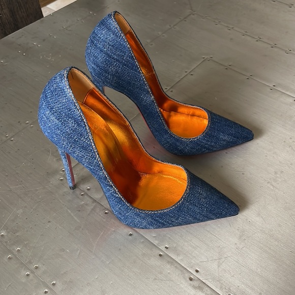 Christian Louboutin | Shoes | Christian Louboutin So Kate Denim Saba ...
